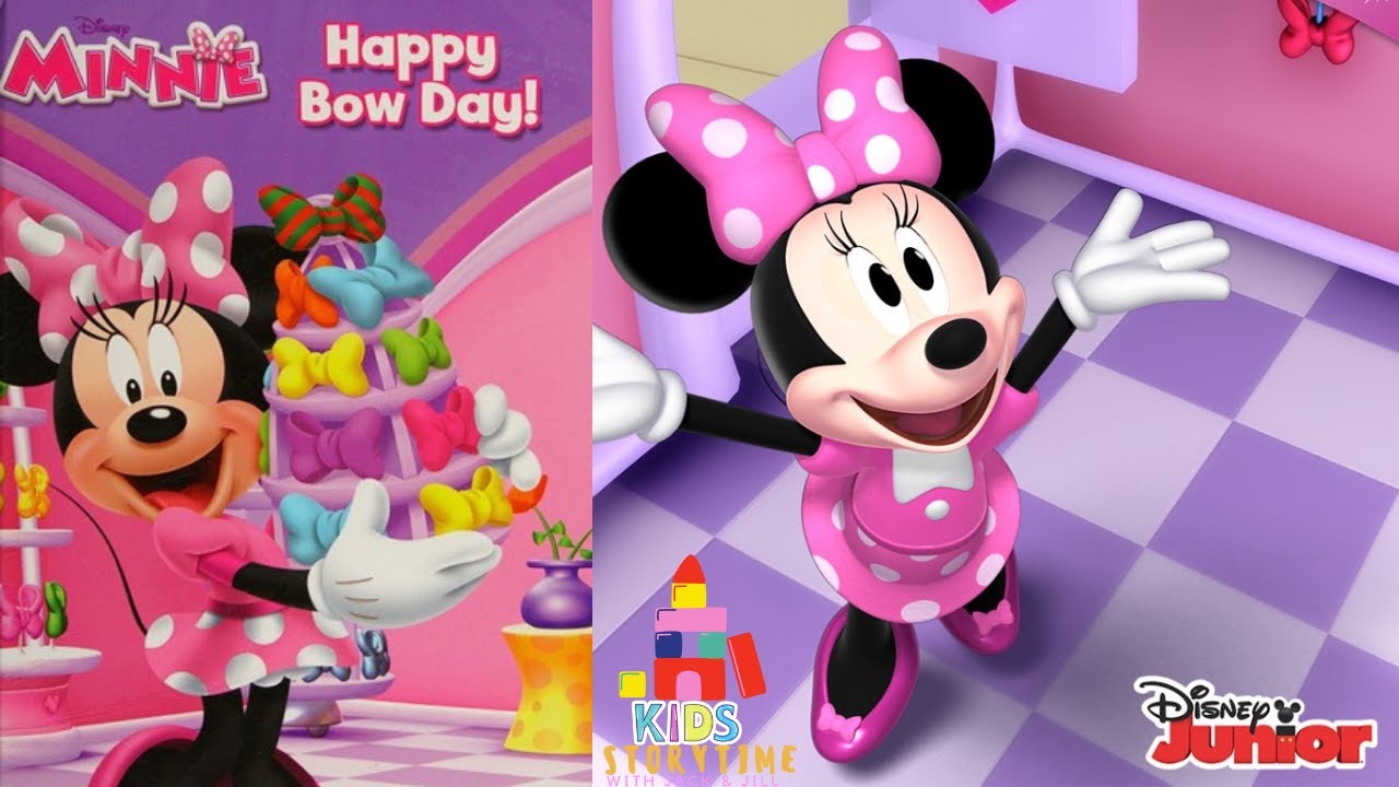 🎀💝 Kids Book Read Aloud: Disney Minnie : Happy Bow Day! - YouTube