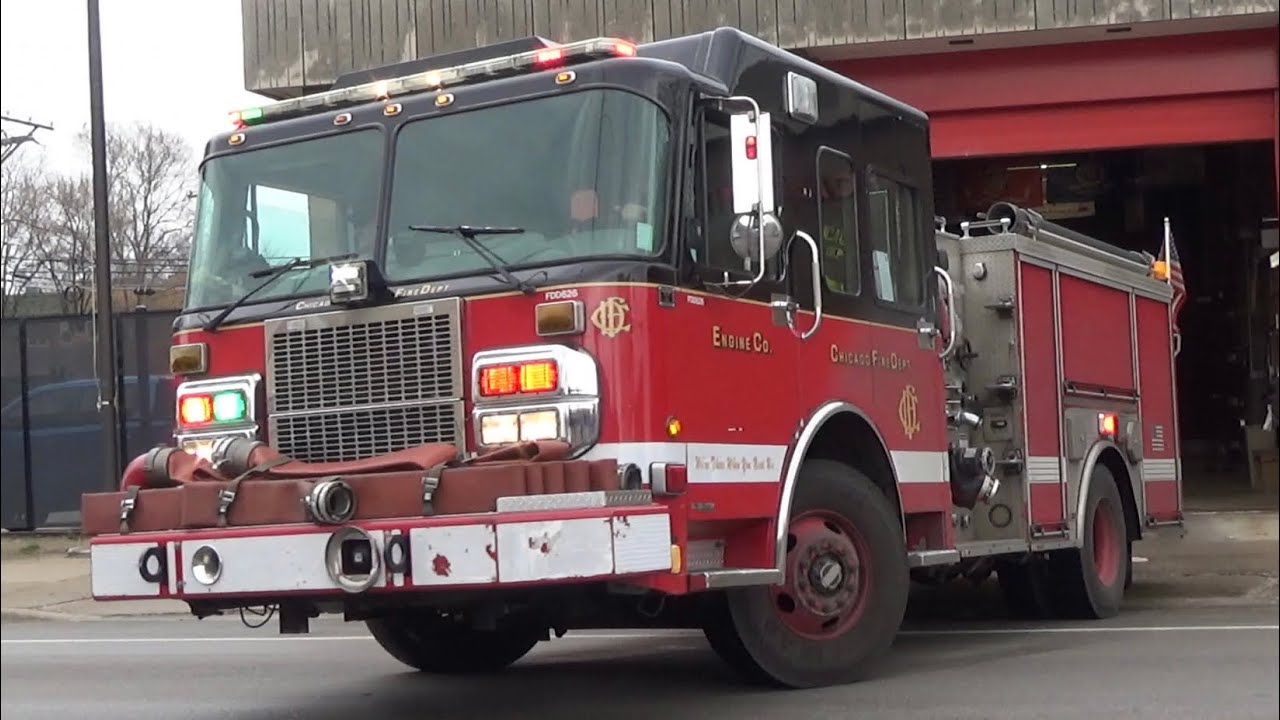 Chicago Fire Department Engine 122 Responding - YouTube