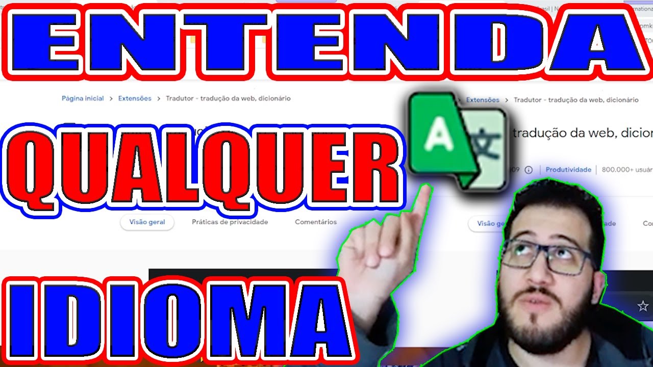 Tradutor Web Dicionário - Extensão para Google Chrome - Traduz Qualquer ...