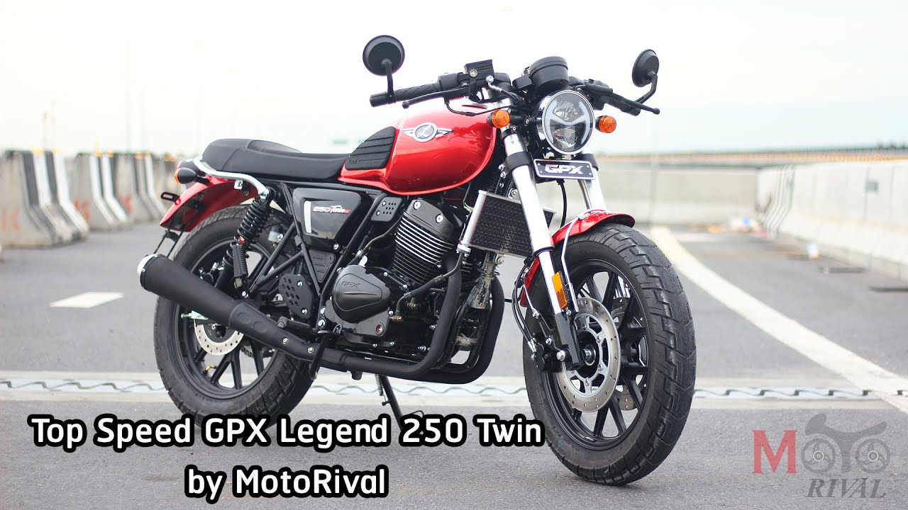 TopSpeed GPX Legend 250 Twin by MotoRival - YouTube