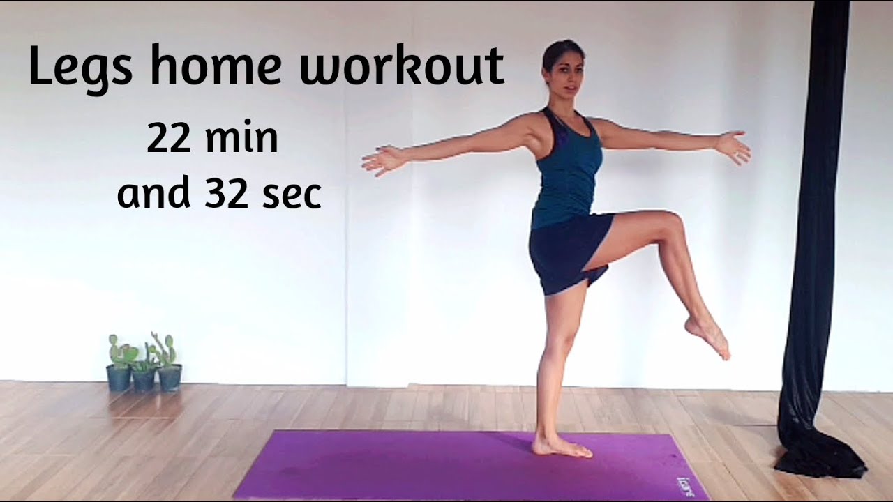 20 Minutes Legs workout flow sequence - YouTube
