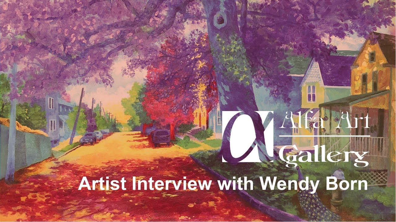 An Artist Interview with Wendy Born - Oil and Mixed Media - YouTube