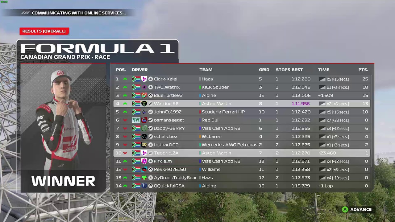 LSA_F1 24_SEASON 8 TIER 3 LEAGUE RACE 8_CANADA - YouTube