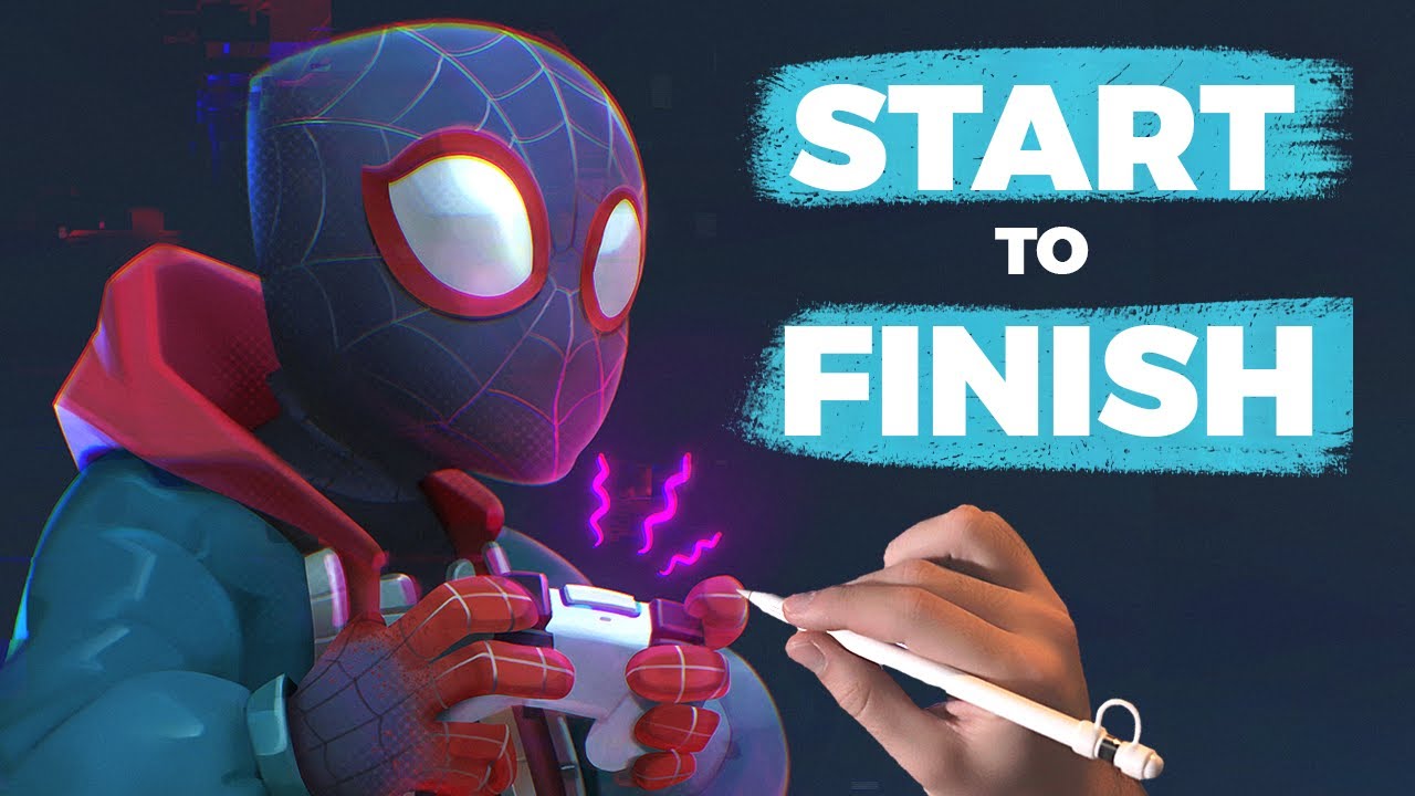 HOW TO PAINT A CHARACTER IN 7 STEPS - YouTube