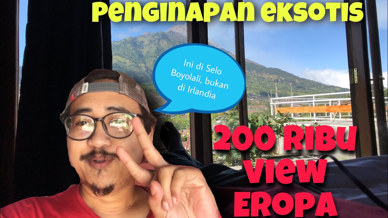 Pondok Merapi Selo Penginapan Eksotis Budget Minim - YouTube