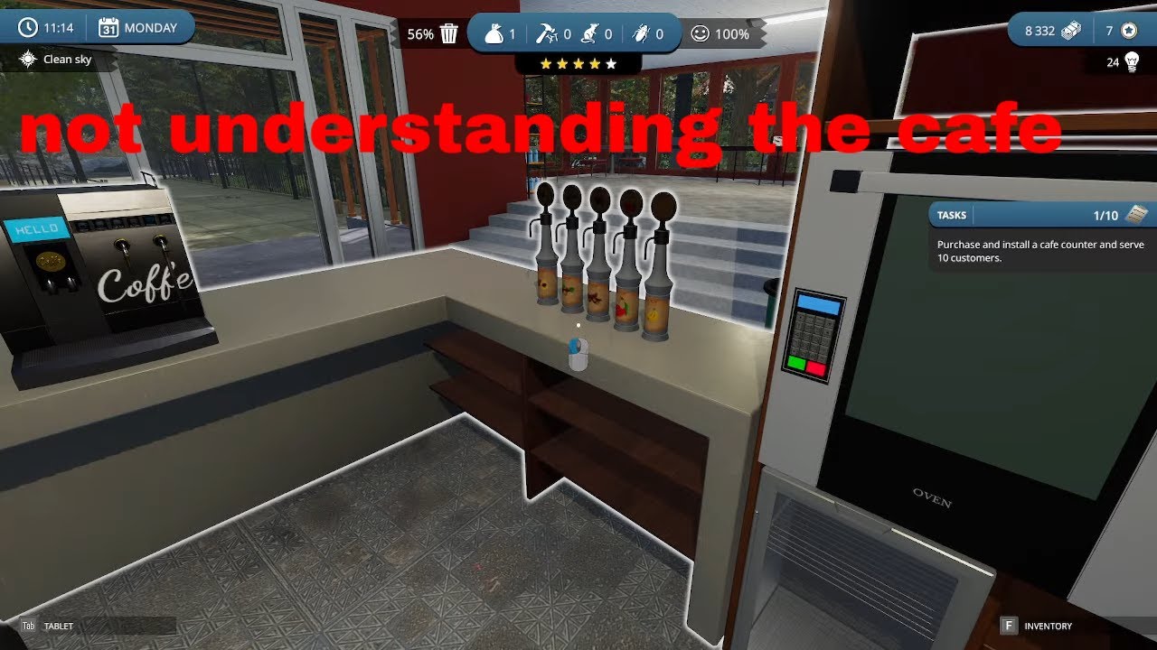 Cafe owner simulator pt 4 - YouTube