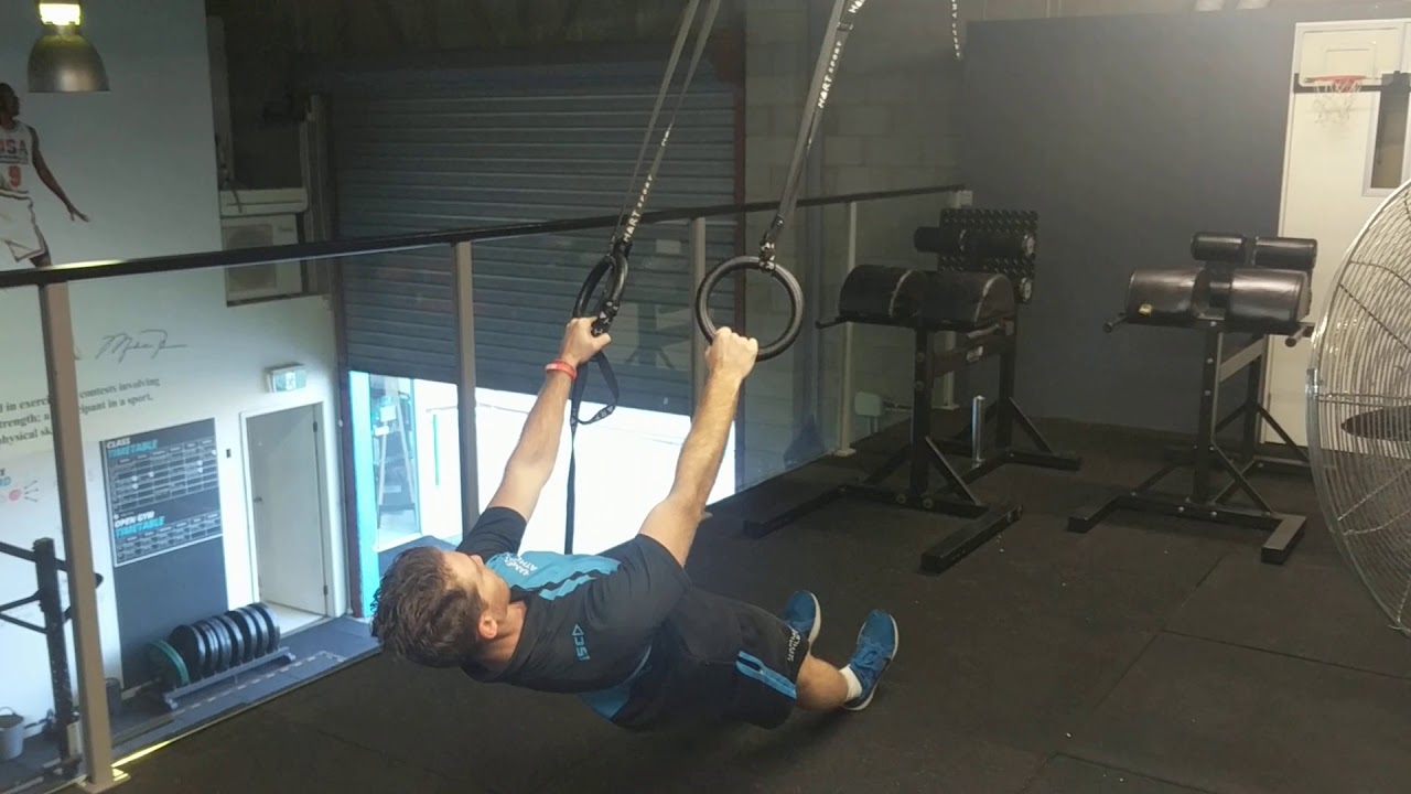 TRX Row - Iso Hold - YouTube