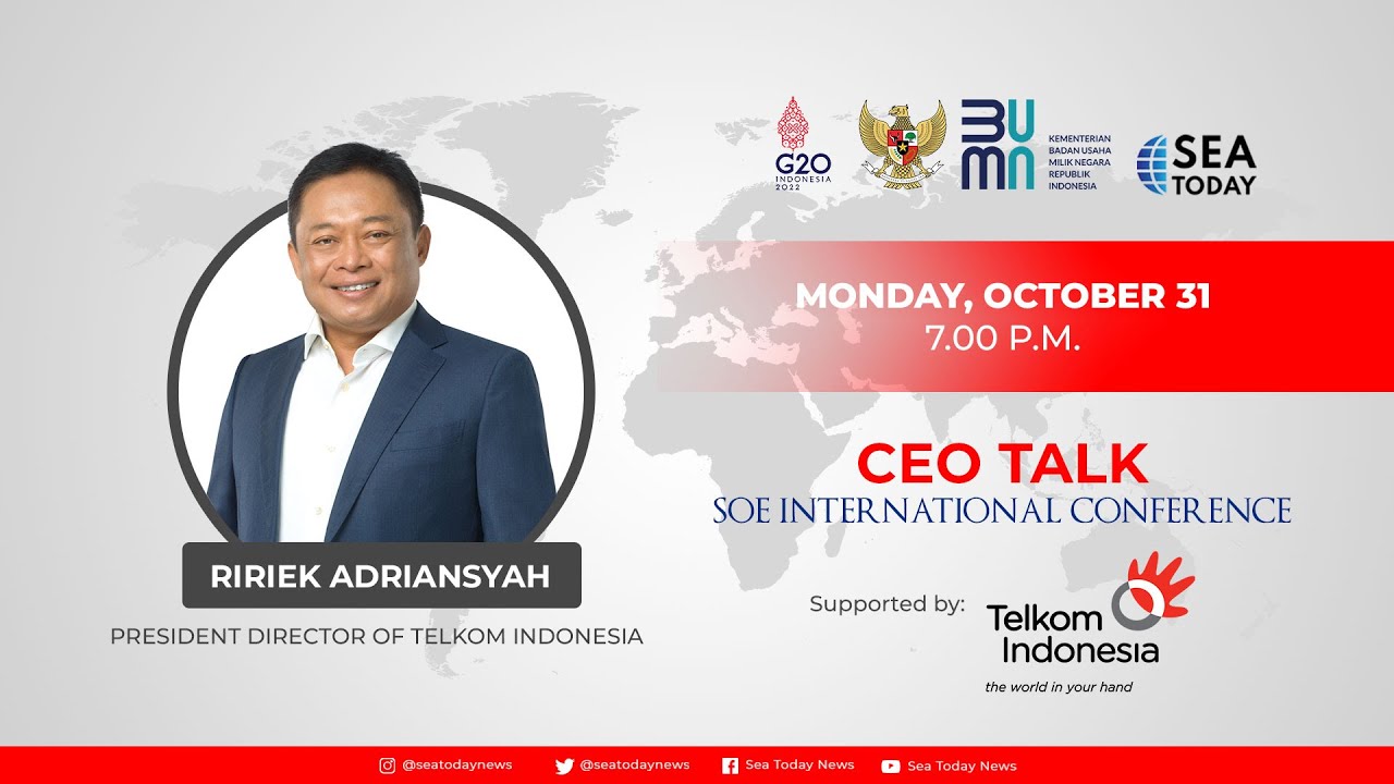 CEO Talk with Pres. Director of Telkom, Ririek Adriansyah: Connectivity ...