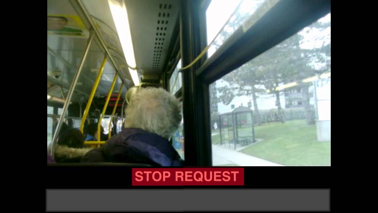 TTC 2005 Orion 07.501 VII #7695 (Real-time AA/Stop Requested Signs test ...