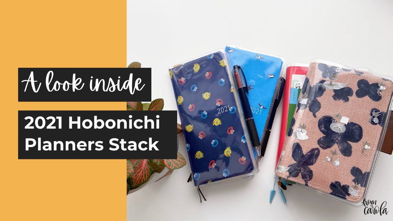 My 2021 Hobonichi Planner Stack - YouTube