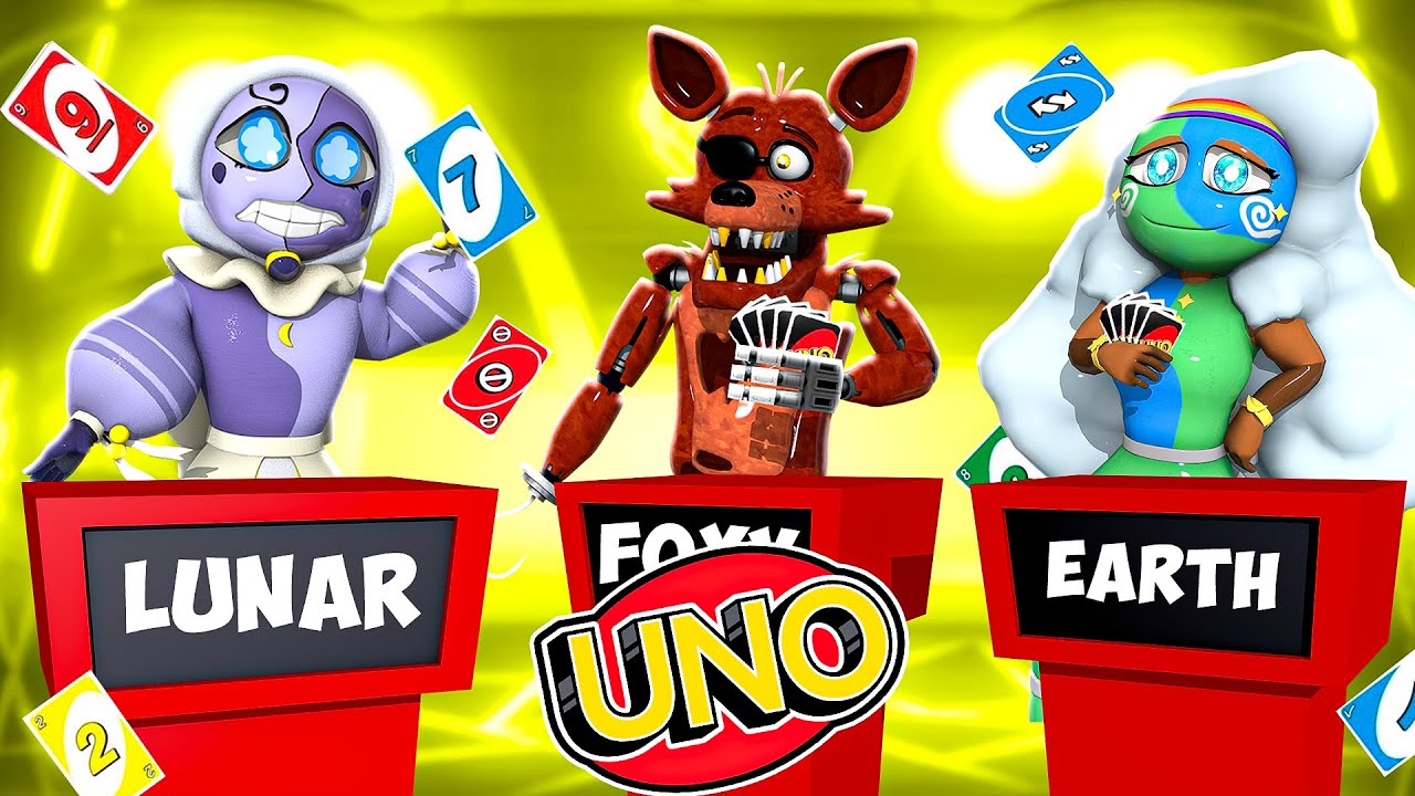 Playing UNO with Lunar and Earth - YouTube