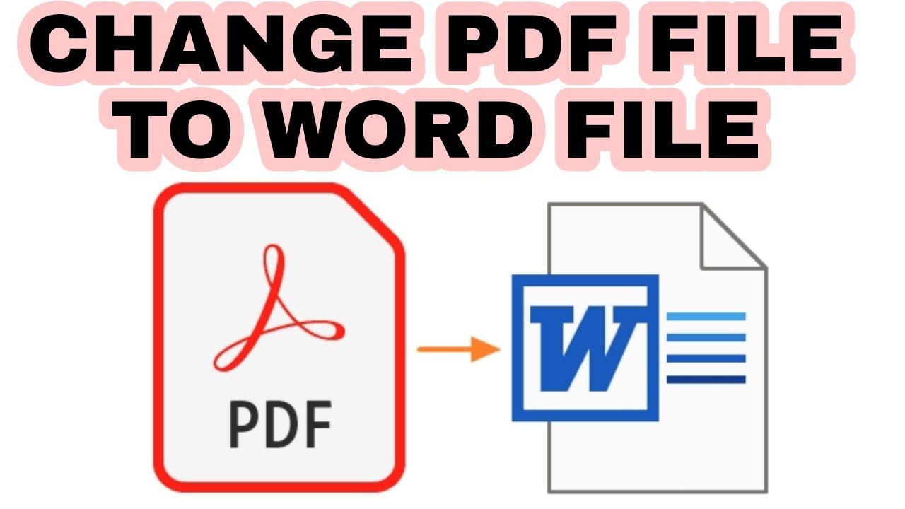 How To PDF To Word Convert PDF To Word Change PDF File Into Word How To PDF To Word Convert PDF To Word Change PDF File Into Word