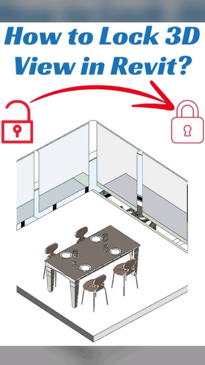 How to Lock 3D View in Revit? #shorts #revit #architecture #tutorial ...