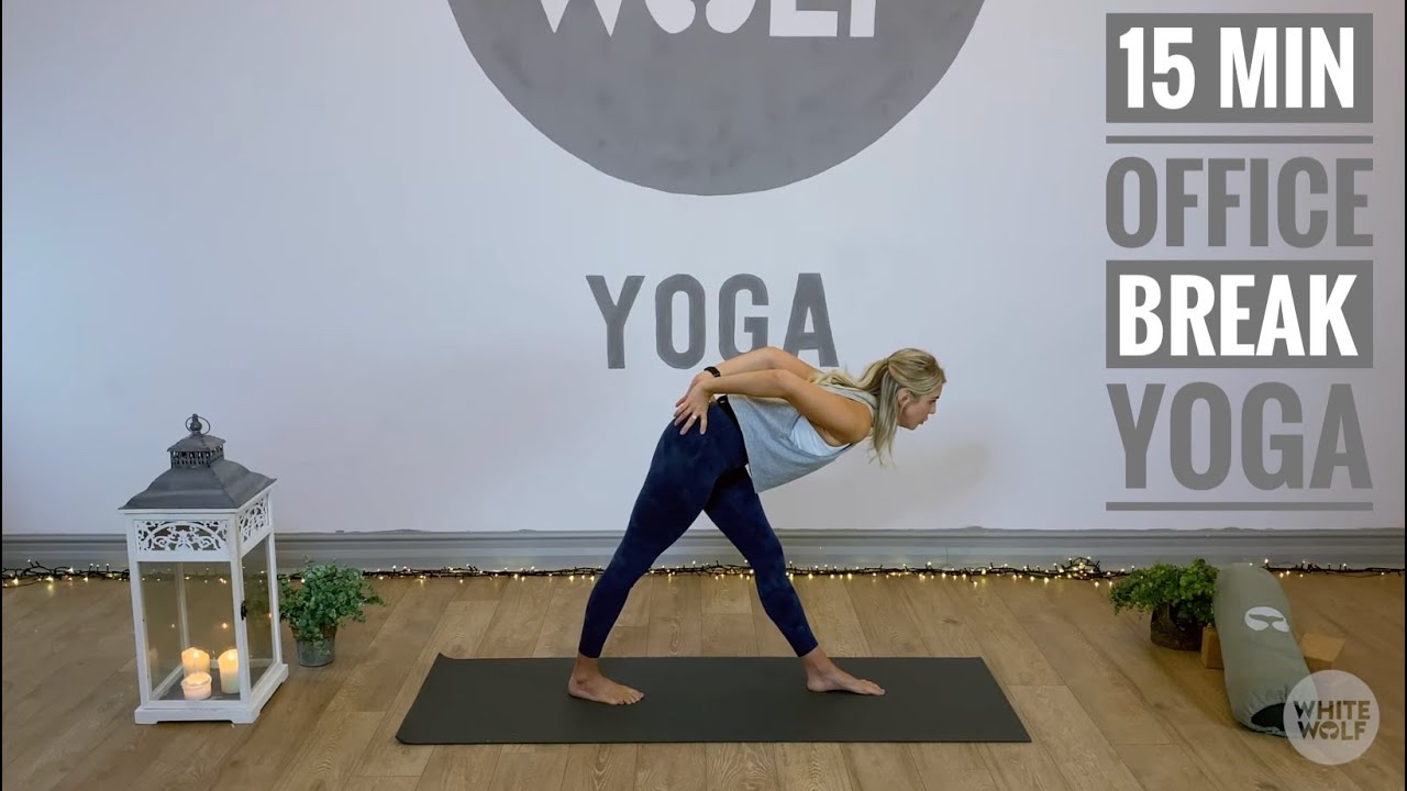 15 Min Yoga For Your Office Break - YouTube