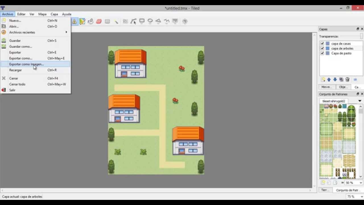 Como usar Tiled - Construyendo una ciudad pokemon - YouTube