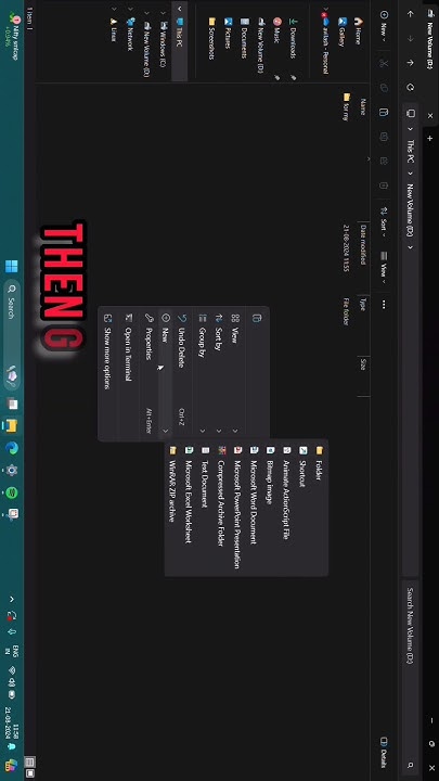 How to create a folder on pc 📂 #shorts #computer #computerknowledge - YouTube