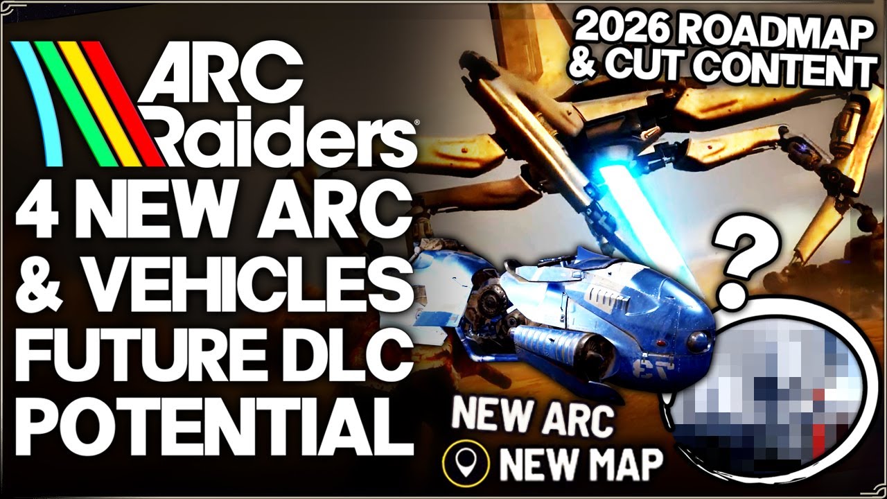 Arc Raiders - 4 New Arc, Player Vehicles, Open World & More - ALL Cut ...