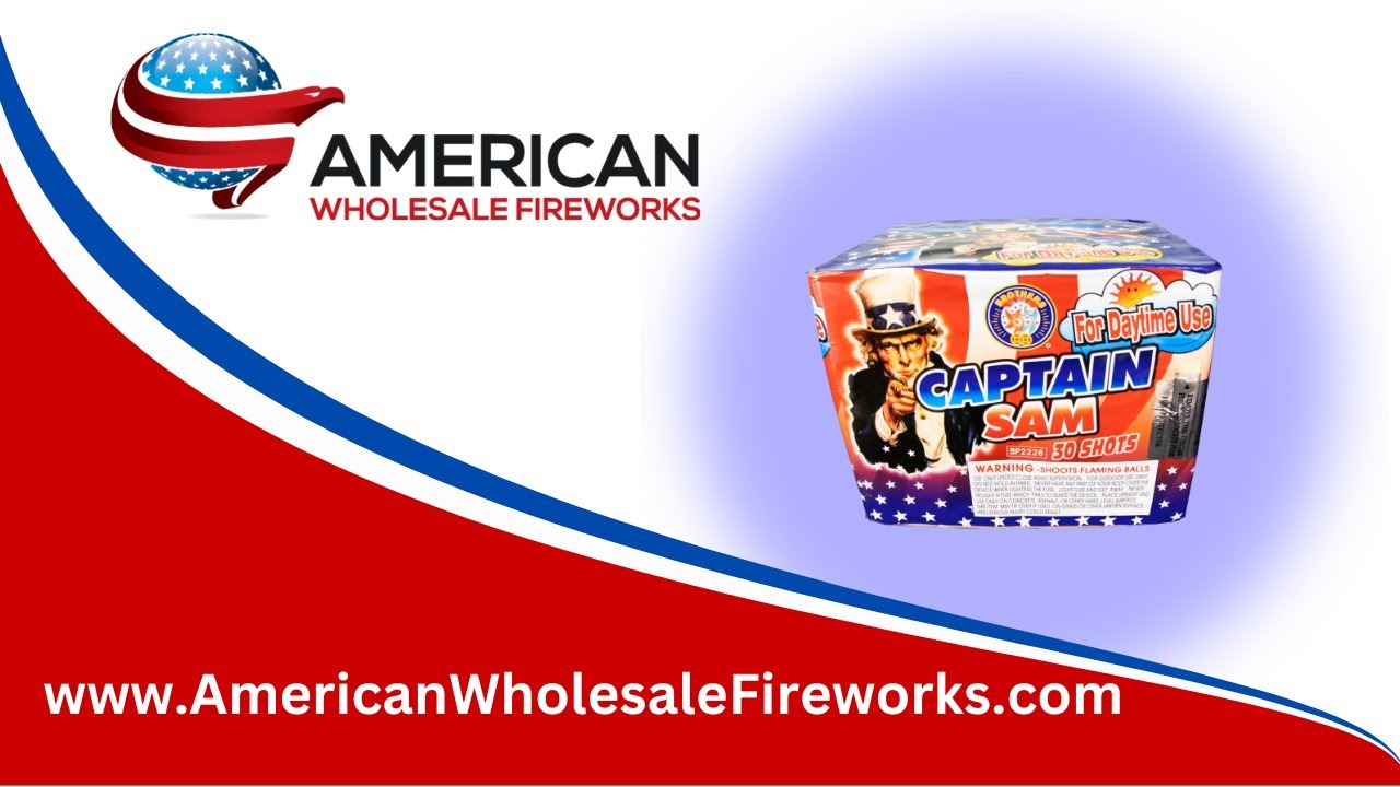 Captain Sam - Brothers Fireworks ... Available at American Wholesale ...