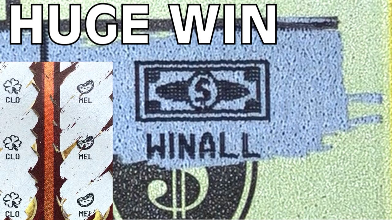 Huge Win🔥💥🛑 Win All Symbol My First Big Win On That Lottery Ticket