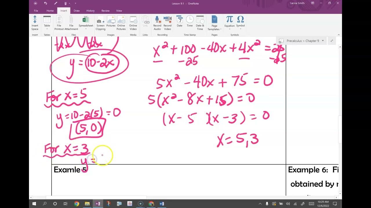 Precalculus lesson 9.1 - YouTube