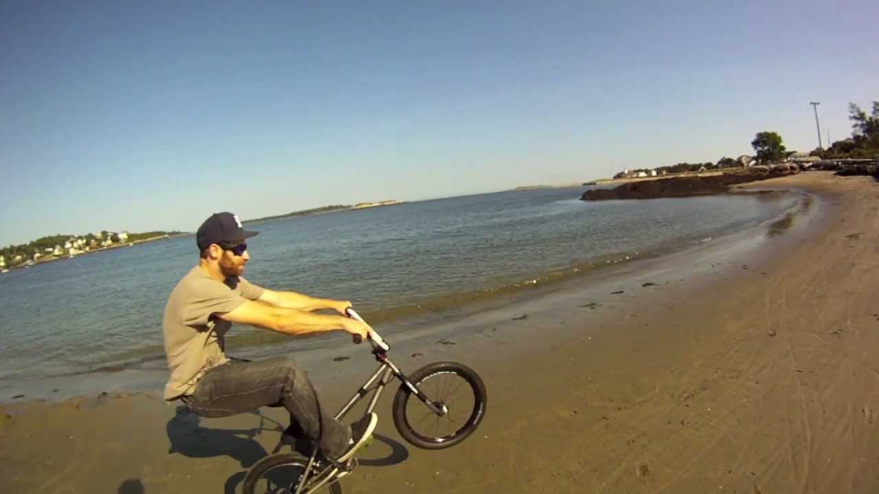 GoPro Biking on the Beach - YouTube