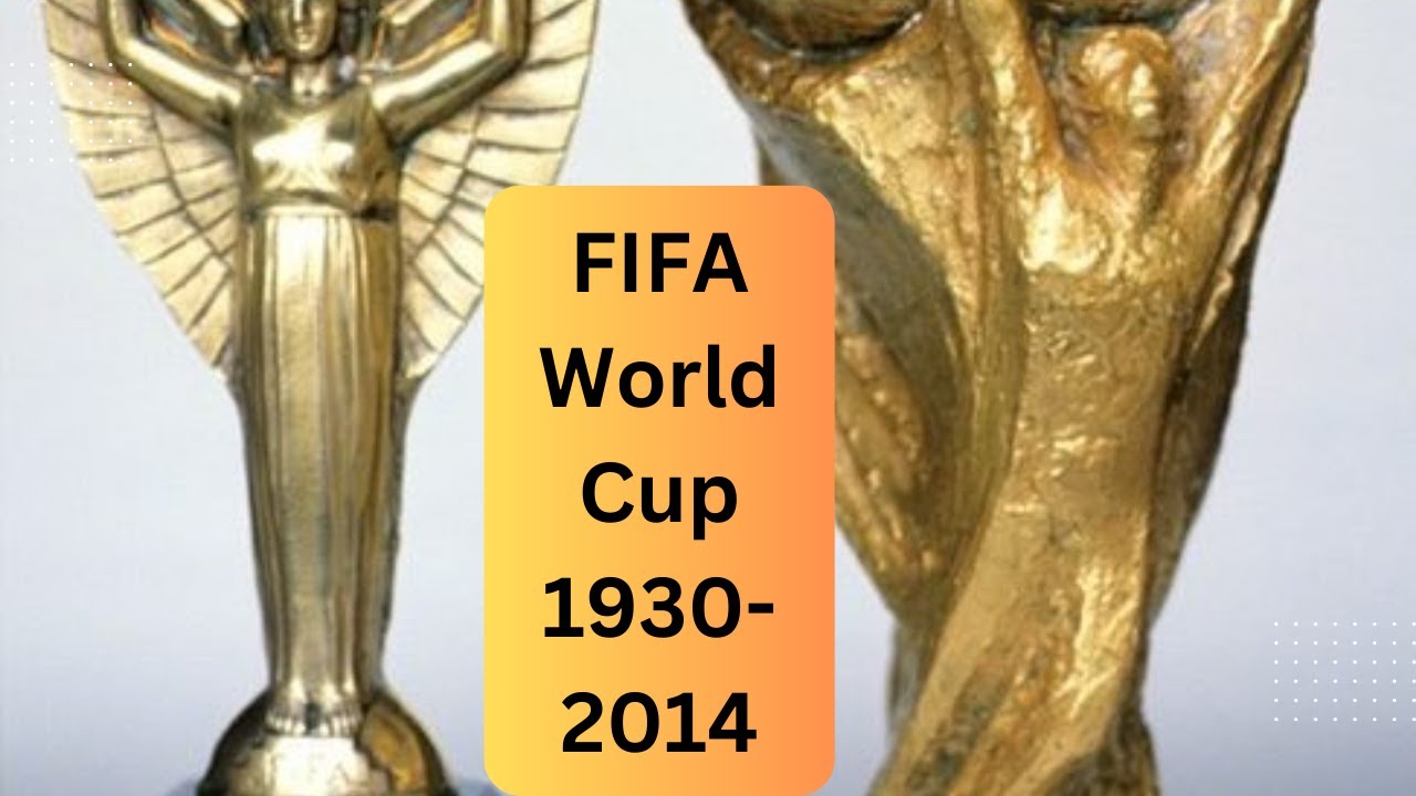 Fifa World Cup Trophies From 1930 And Above Fussball Fanz Youtube