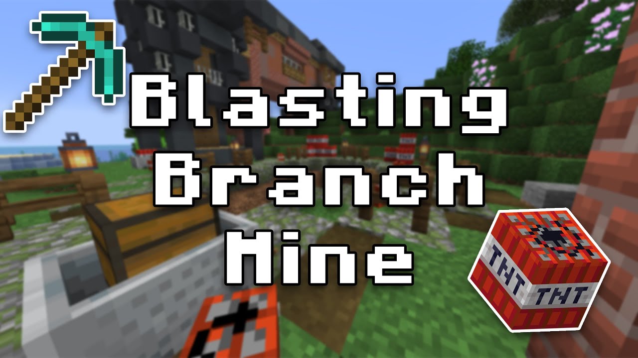 Branch Mining with TNT | Minecraft - YouTube