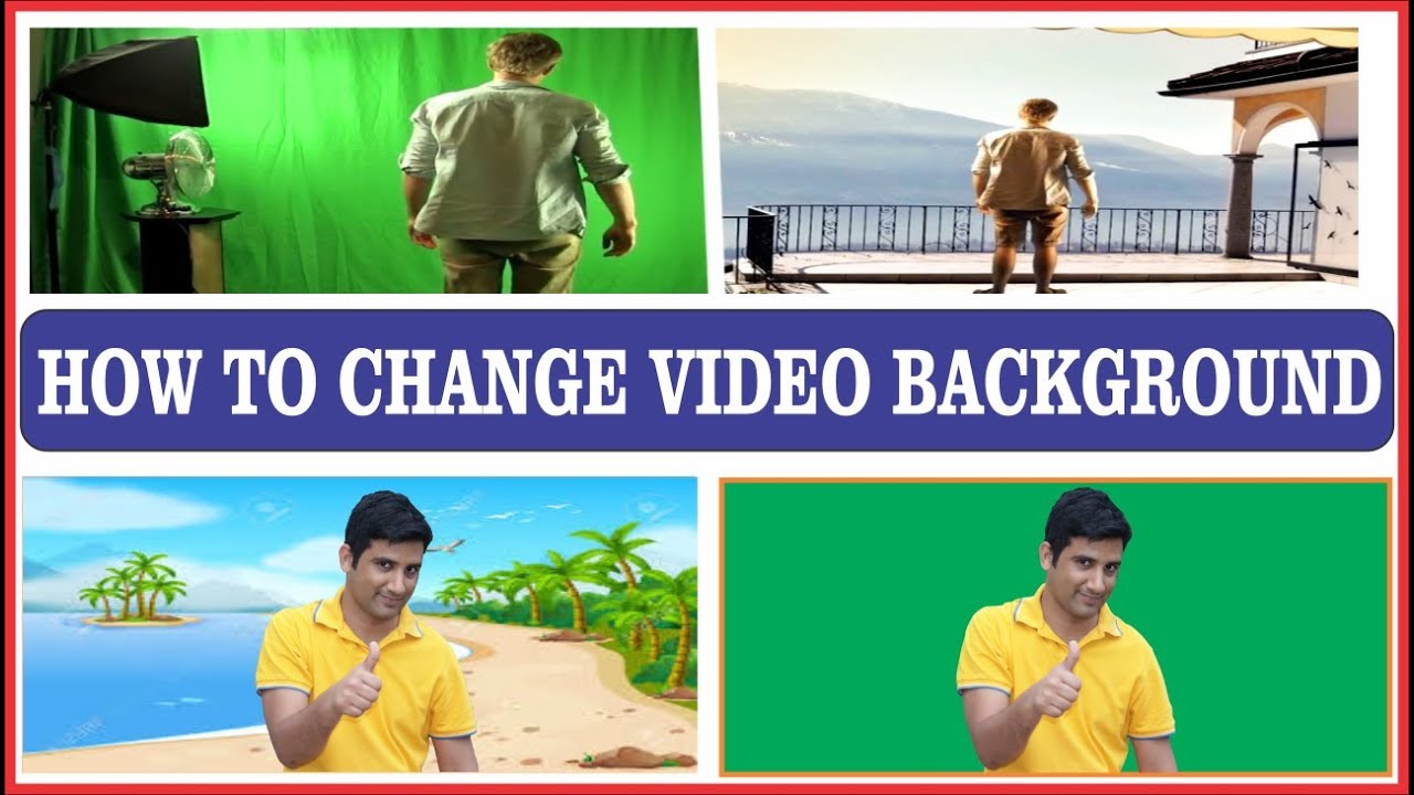 How to Change Video Background By Using Adobe Premier Pro 2018 - YouTube