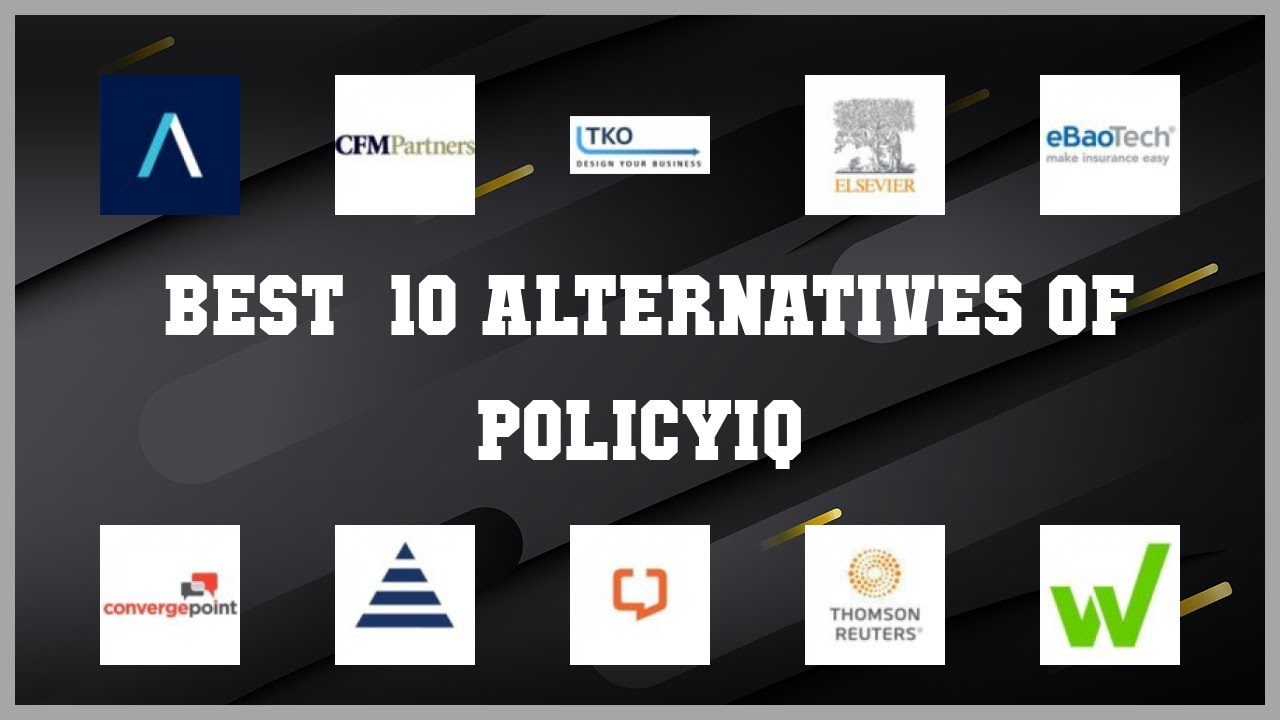 policyIQ | Best 12 Alternatives of policyIQ - YouTube