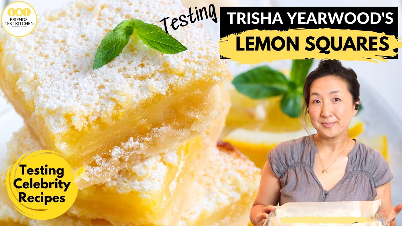 Testing Trisha Yearwood's EASY Lemon Squares - YouTube