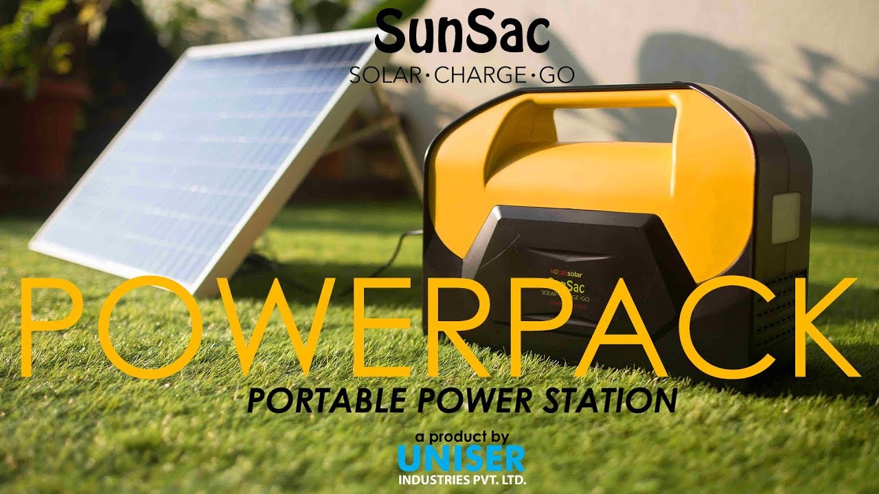 Introducing SunSac Powerpack | Portable Power Station | Solar.Charge.Go ...