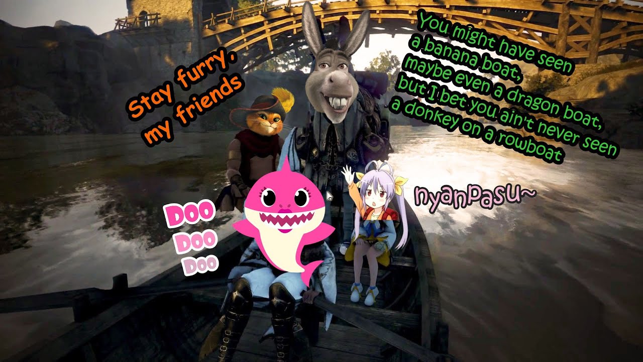 BDO - Travel along the Demi River with a rowboat with mommy shark 🦈 ...