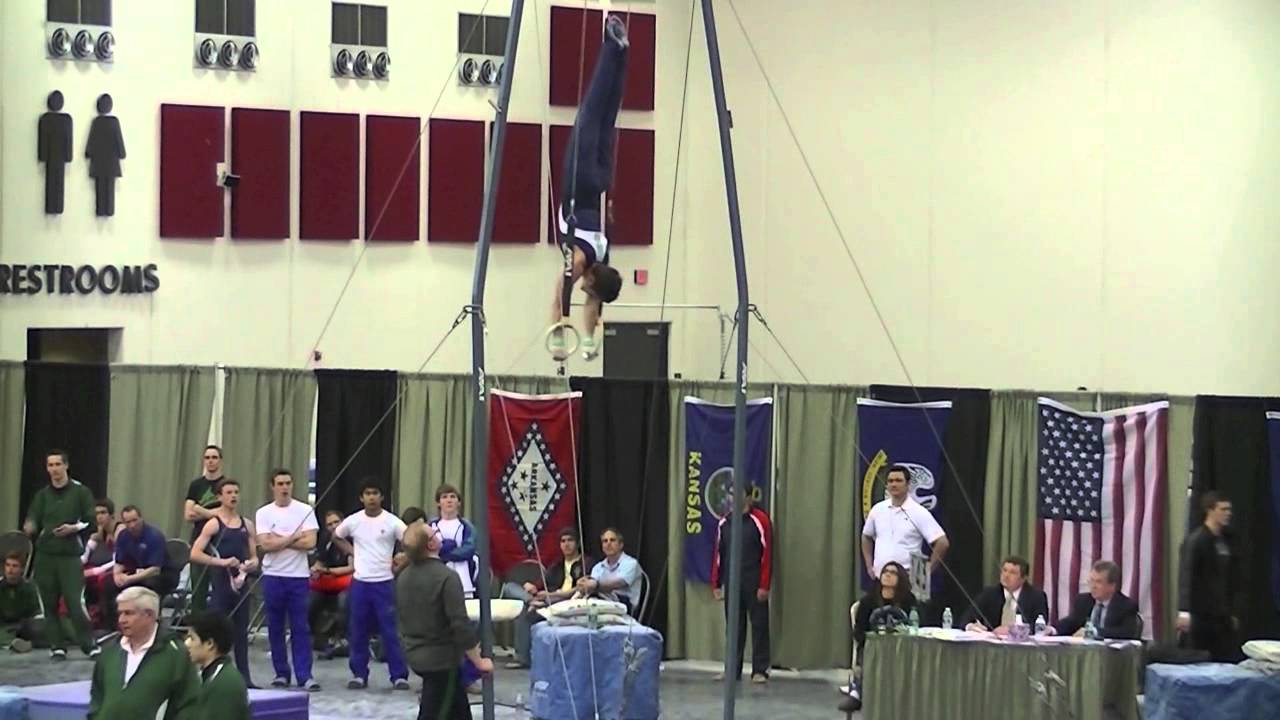 Jacob Barrus Rings Region 3 Championships - YouTube