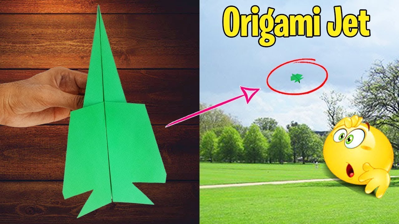 How to Make a Paper Origami Fighter Jet - How to Make a Paper Airplane ...
