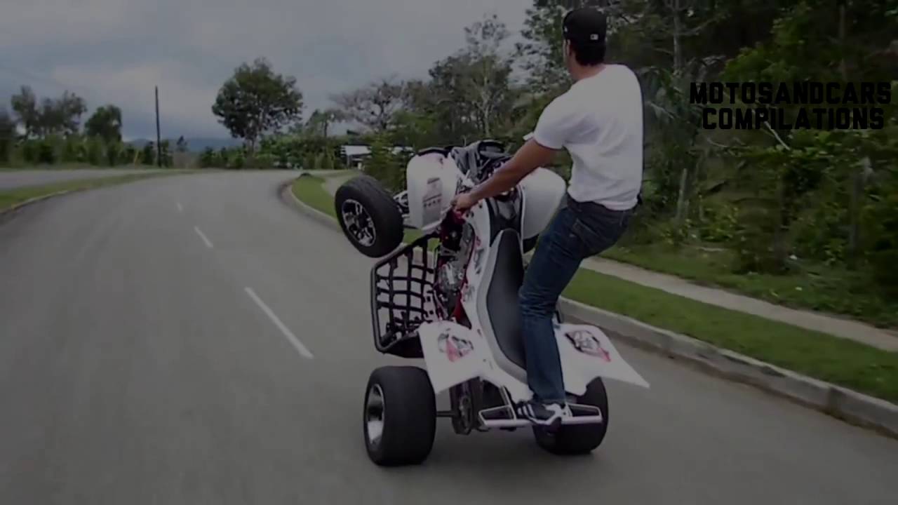 Quad , ATV Goes Wheelie Compilation 2016 - YouTube