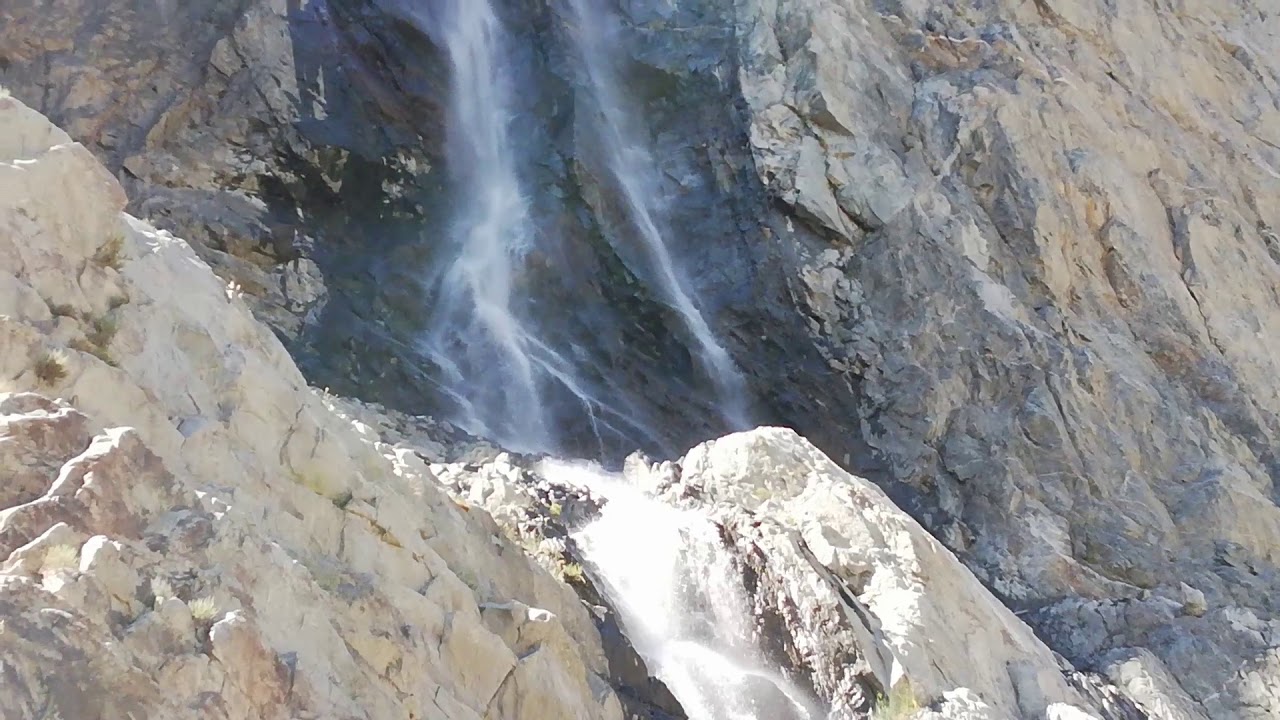 Kharfaq Waterfall Gangche - YouTube