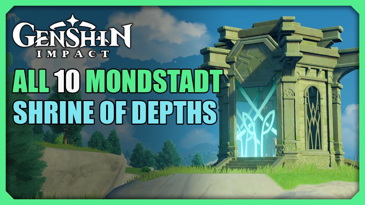 ALL 10 Mondstadt Shrine of Depths | Genshin Impact - YouTube
