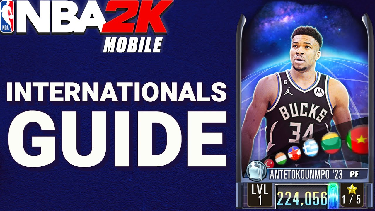 INTERNATIONALS GUIDE & PLAYERS TO USE FOR EVENTS | NBA 2K Mobile - YouTube