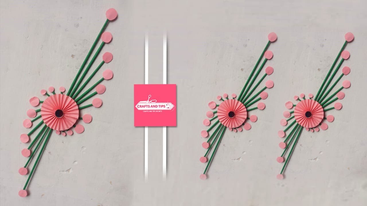 HOW TO MAKE AMAZING PAPER WALL HANGING HAND MADE CRAFT | CRAFTS AND ...