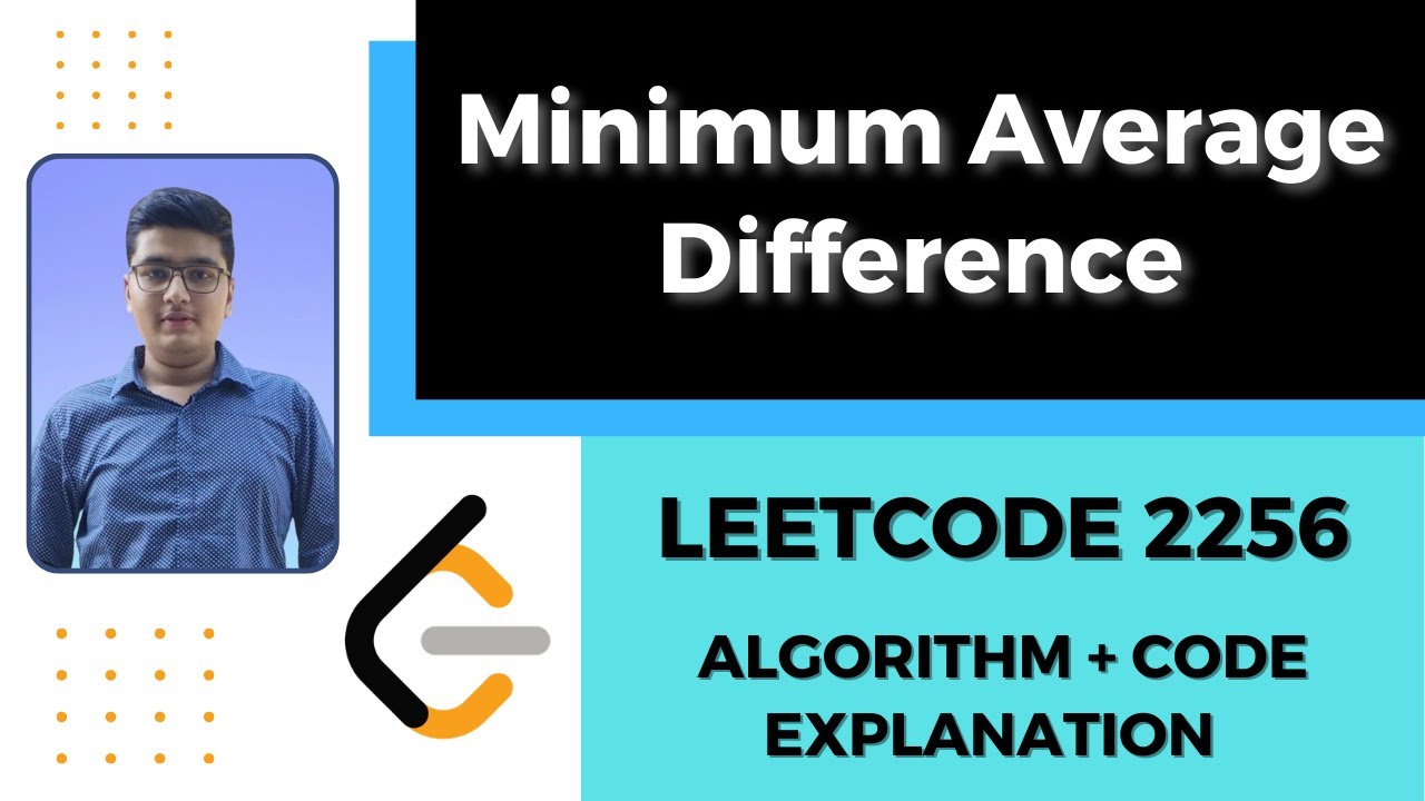 Minimum Average Difference | O(1) space and O(N) time🔥🔥| C++ | LeetCode 2256 - YouTube