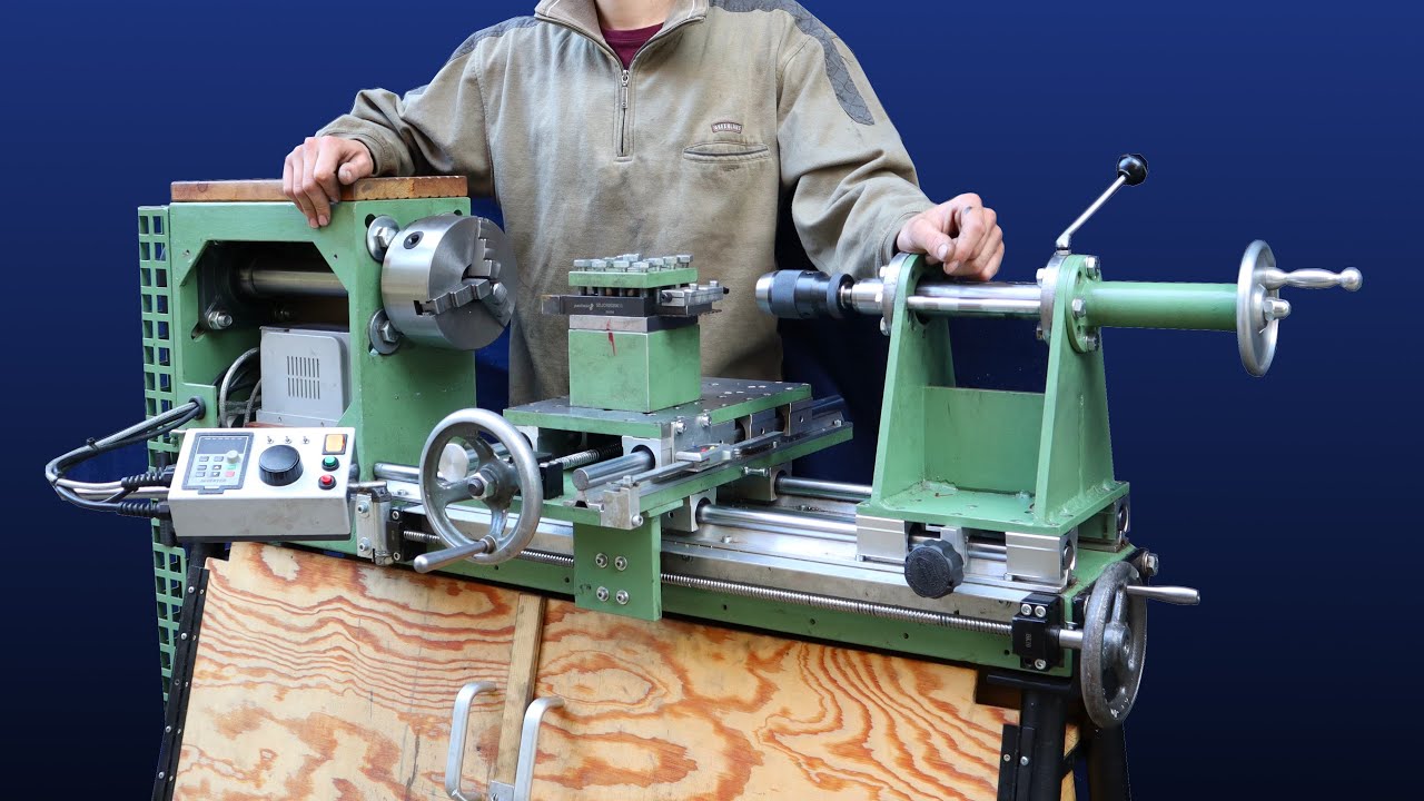 Homemade Lathe #4 | Installing the Chuck & making the first Chips ...