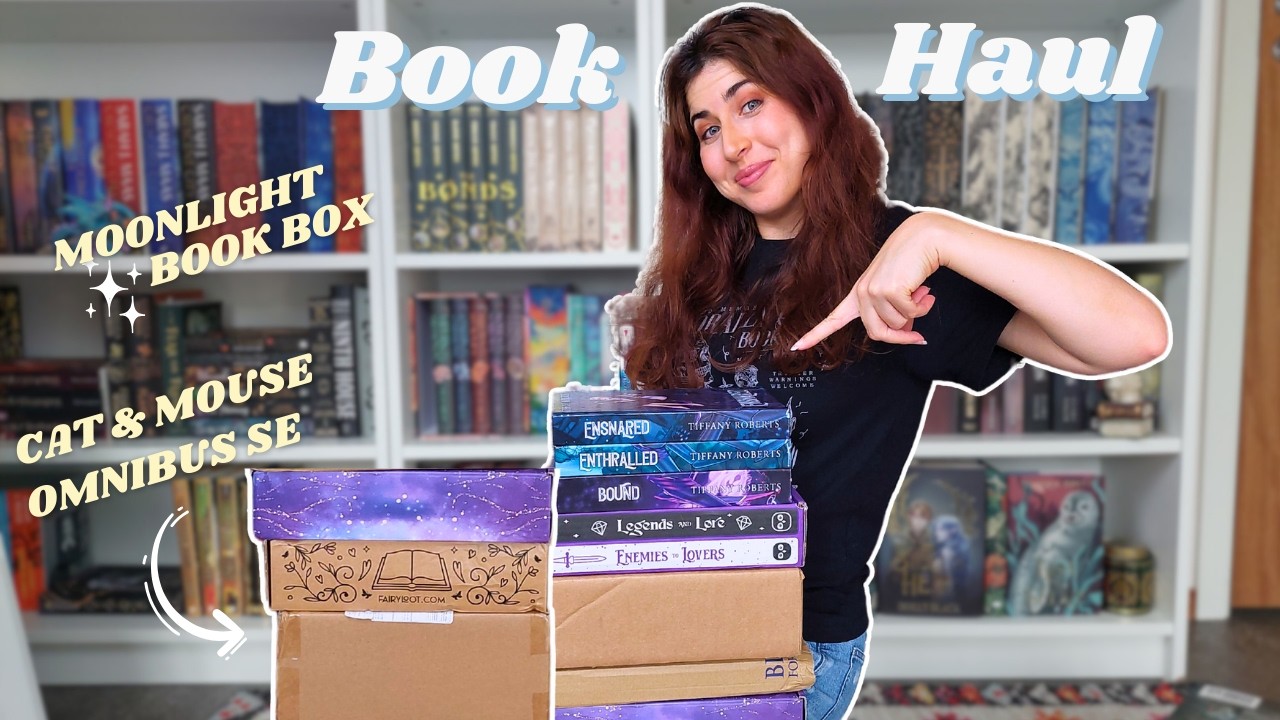Book Haul Moonlight Book Box, Owlcrate The Spellshop, Fairyloot, Cat ...
