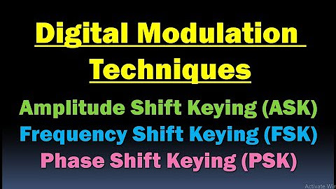 Digital Modulation Techniques Lectures [HD] - YouTube