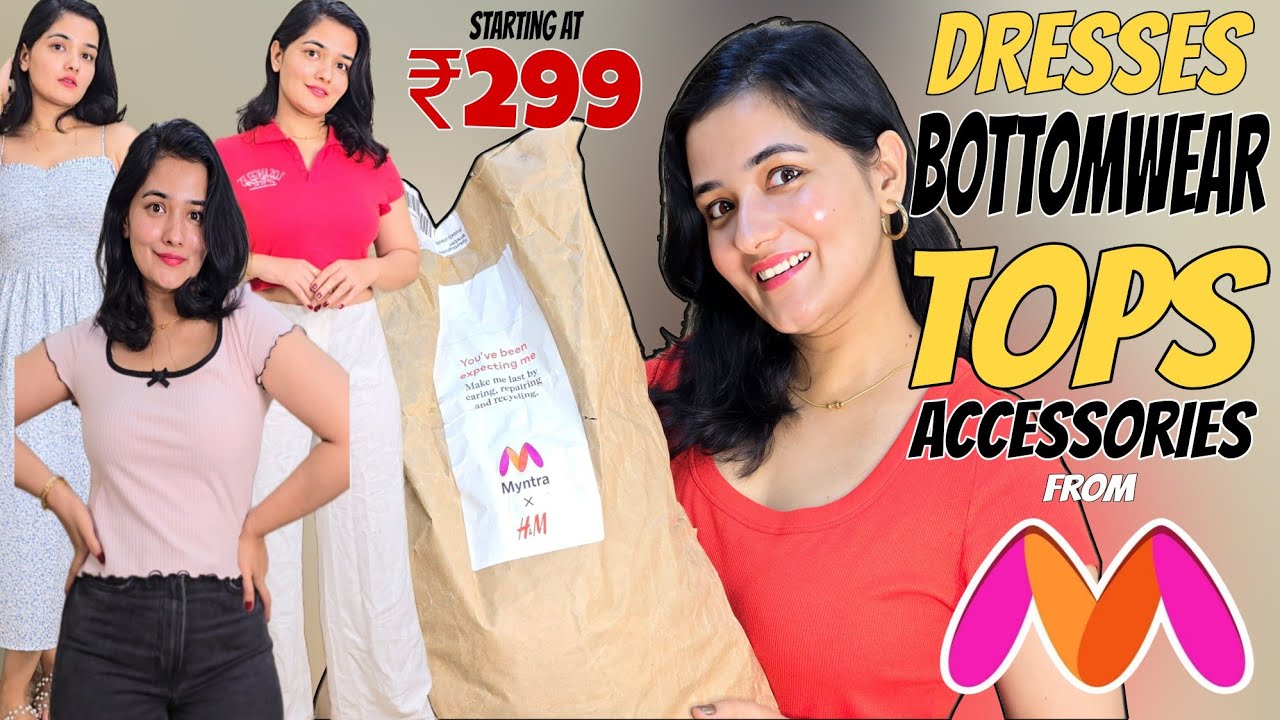 #myntrahaul *20 PRODUCTS* BEST MYNTRA RANDOM FINDS HAUL STARTING ₹299🔥 ...