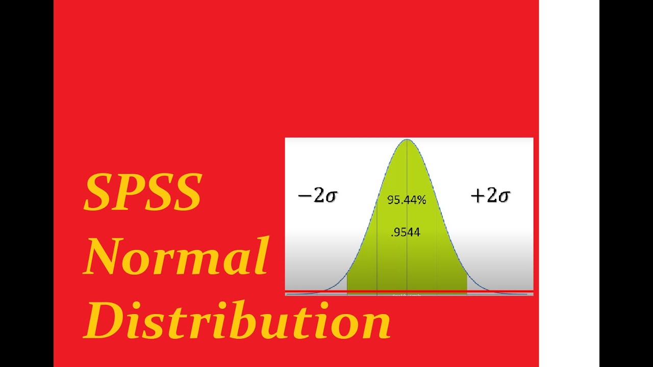 SPSS: Normal Probability Distribution || Application || online ...