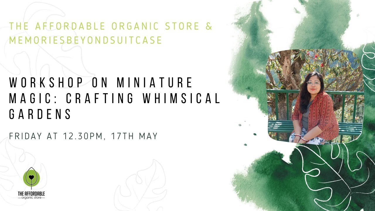 Workshop on Miniature Magic : Crafting Whimsical Gardens - YouTube