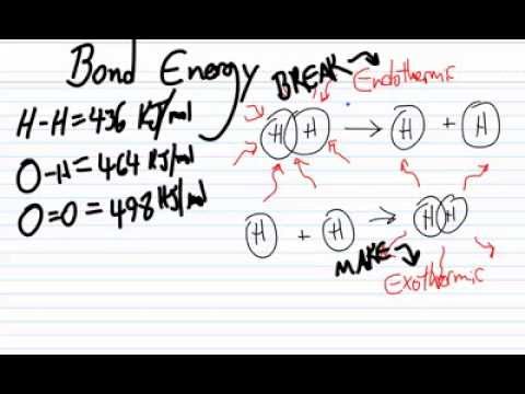 Calculating Bond Energy... Endo or Exo-thermic? - YouTube