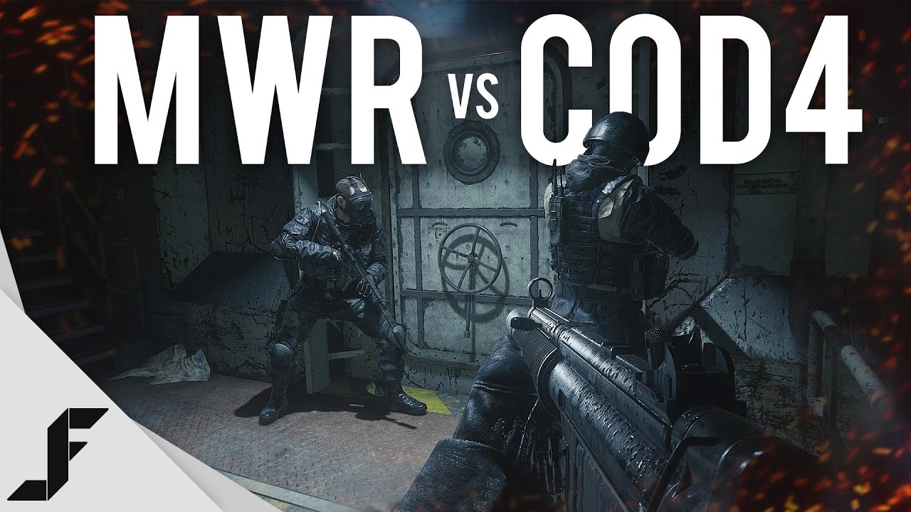 Modern Warfare Remastered vs COD4 - 4K 60FPS - YouTube