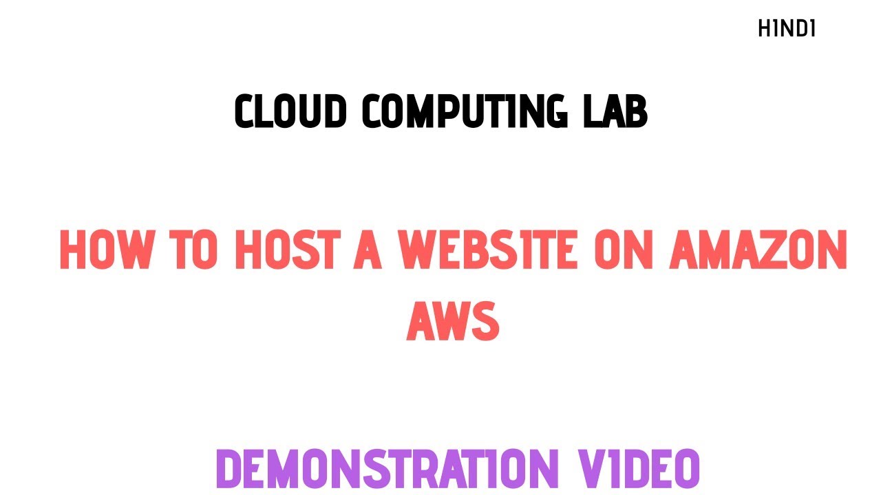 How to host a website on Amazon AWS|Step by Step Hosting on Amazon AWS ...