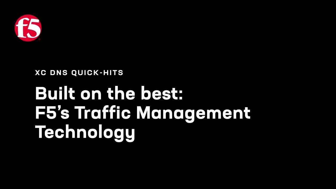 F5 Distributed Cloud DNS - Built on The Best - YouTube